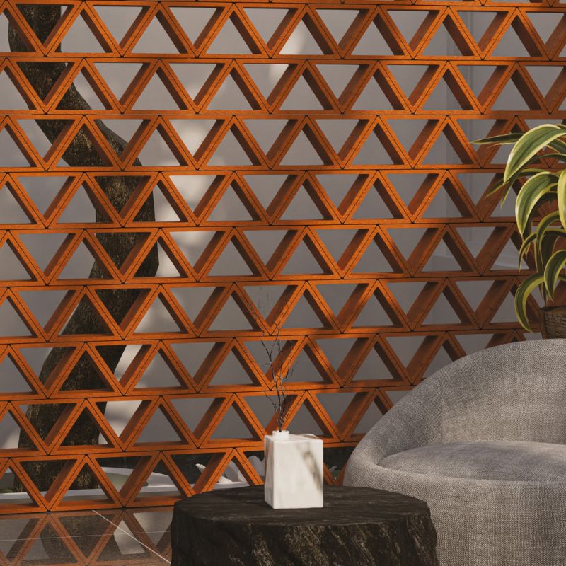 Triangle Terracotta Jali | Clay Jali Manufacturer & Supplier ...